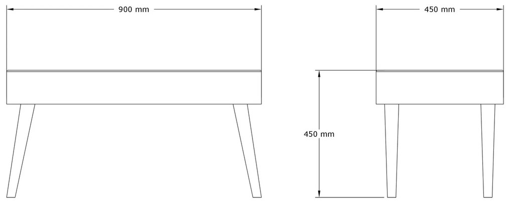 Atelier del Sofa Taburet Talu - Beige, Béžová