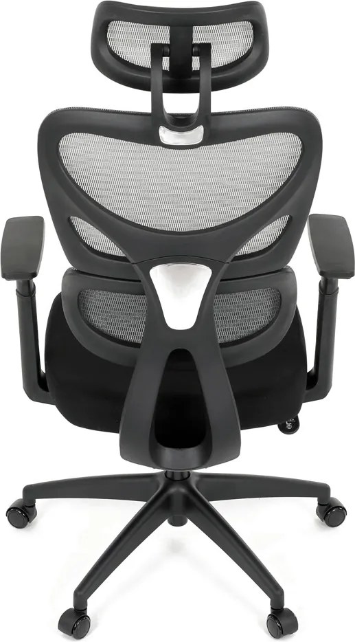 Ergonomická kancelářská židle LEXON - šedá síťovina