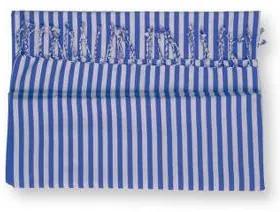 Pip studio hamam ručník Sumo Stripe 100x200 cm, modrý (Bavlněný ručník do sauny, páry nebo i na piknik)