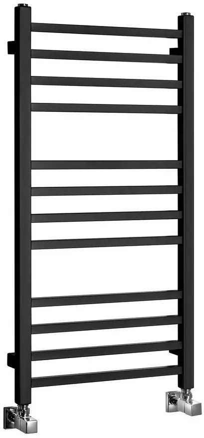 Sapho METRO koupelnový radiátor 450 x 890 mm černá mat IR400TB