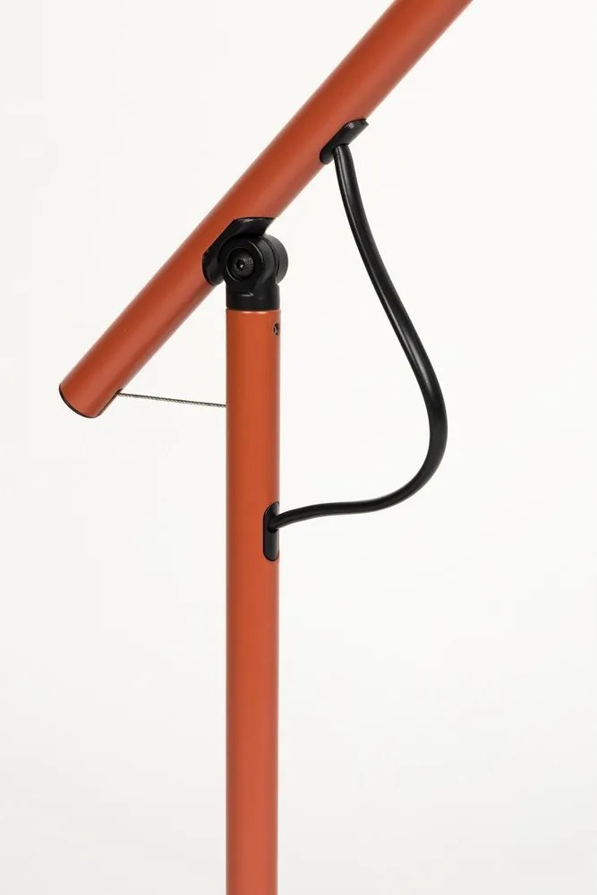 Červená kovová stolní lampa (výška 45,5 cm) Aero – White Label