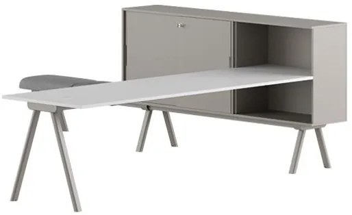 GABER - Sestava WORKSTATION 2027 DX s lavicí, 180 cm