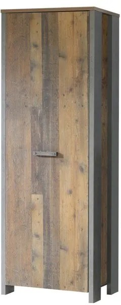 Sconto Předsíňová skříň CLIF staré dřevo/beton