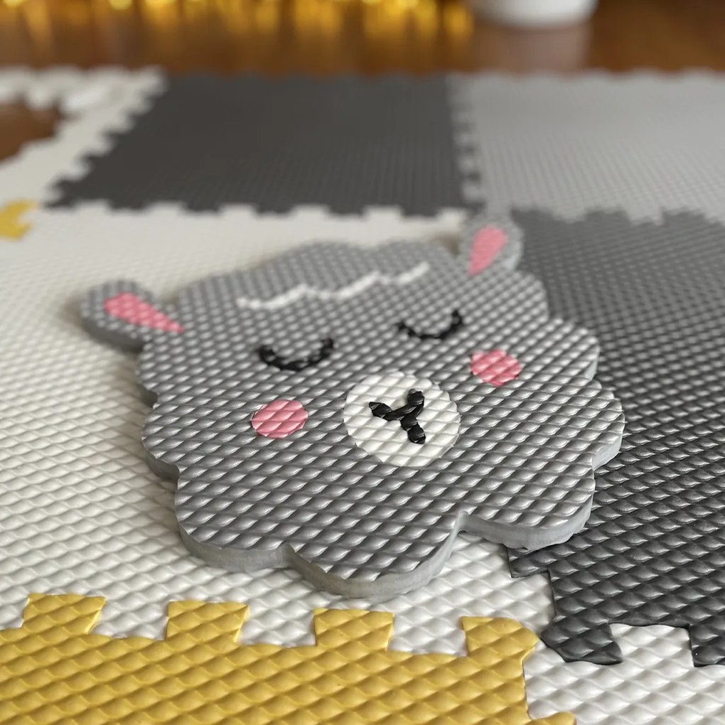 Vylen Minideckfloor podlaha 12 dílů - beránek a lama 230197