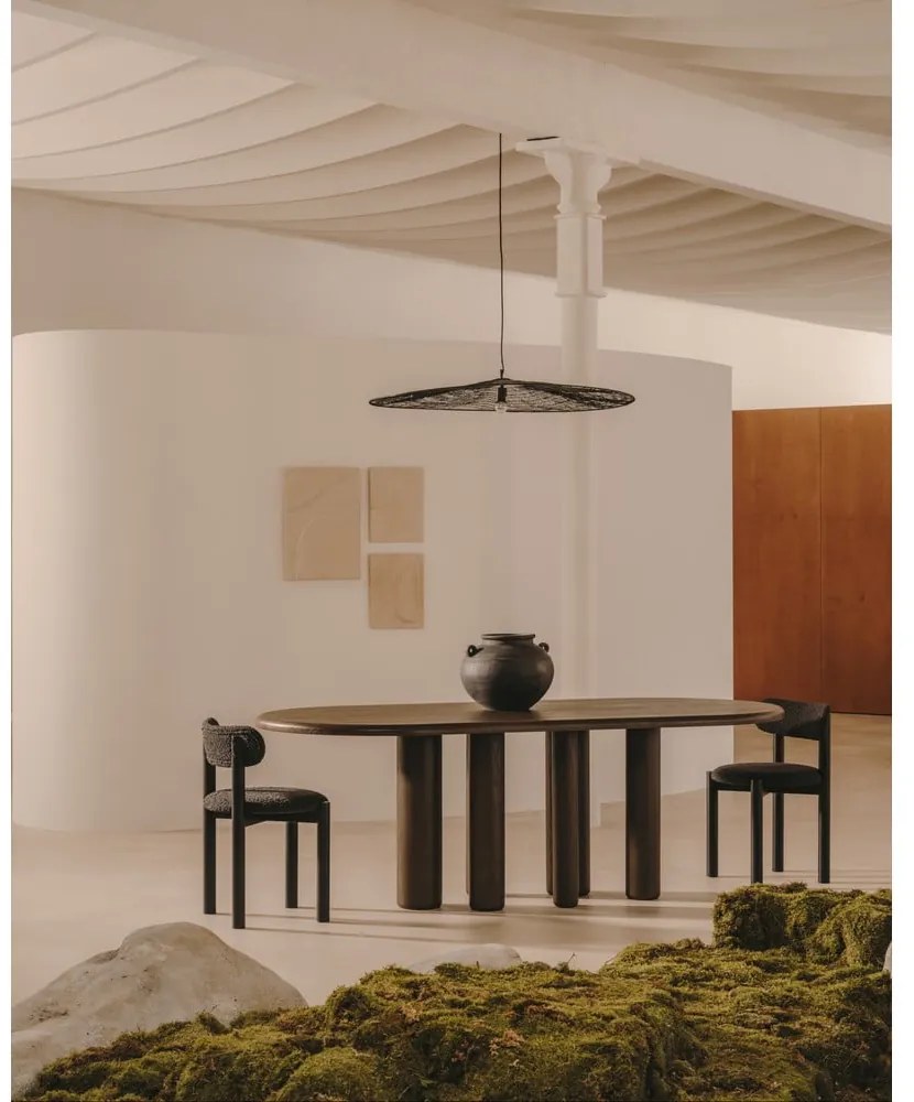 Černé závěsné svítidlo ø 100 cm Makai – Kave Home