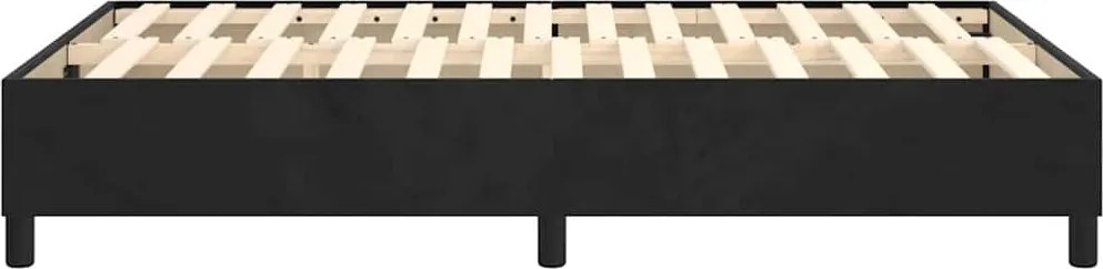 Rám postele s boxspringem černý 120 x 200 cm samet 3121110