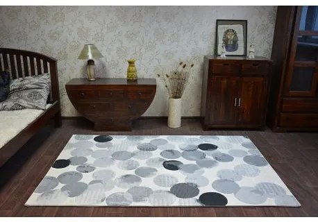 koberec SCANDI 18461/752 krémový šedá černá velikost 160x230 cm | krásné koberce cz