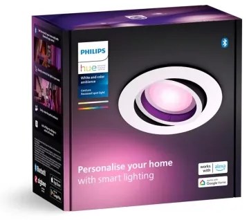 Philips - LED RGBW Stmívatelné podhledové svítidlo Hue CENTURA 1xGU10/4,2W/230V