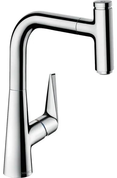 Hansgrohe Talis Select M51 Dřezová baterie s vytahovací sprškou, chrom 73852000