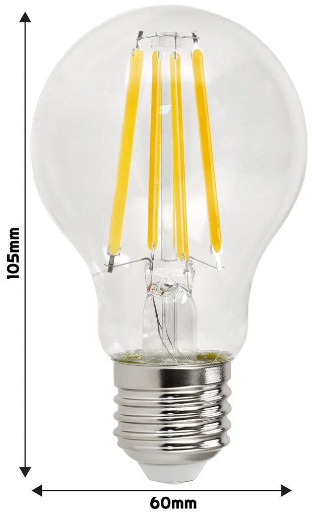 BERGE LED žárovka E27 A60 10W neutrální bílá