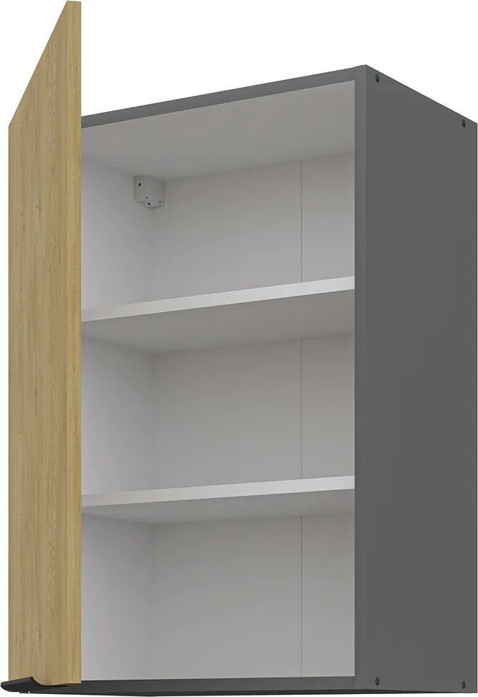 CREMONA ac | horní skříňka 50 G-72 1F policová | 50 cm | antracit/cremona