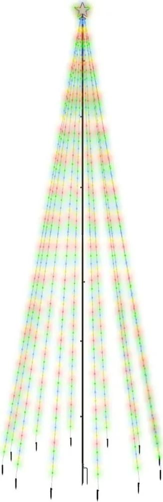 vidaXL Vánoční strom s hrotem 732 ch LED diod 500 cm [343560] Barva: Modrá