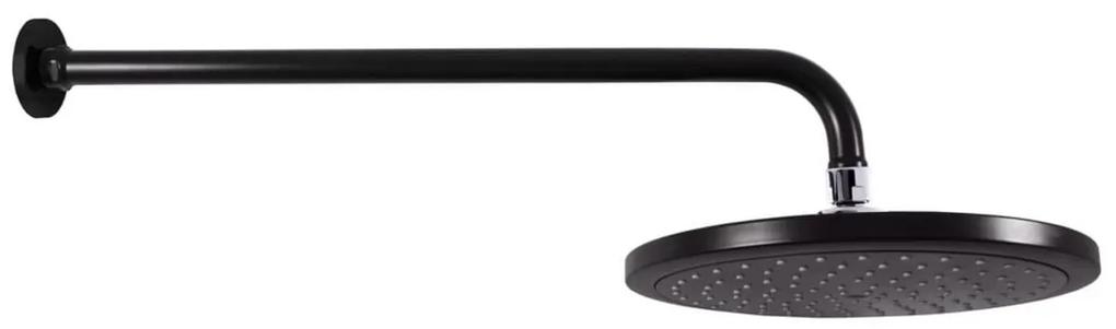 Hlavová sprcha RAV SLEZÁK včetně sprchového ramena černá matná SK0057CMAT