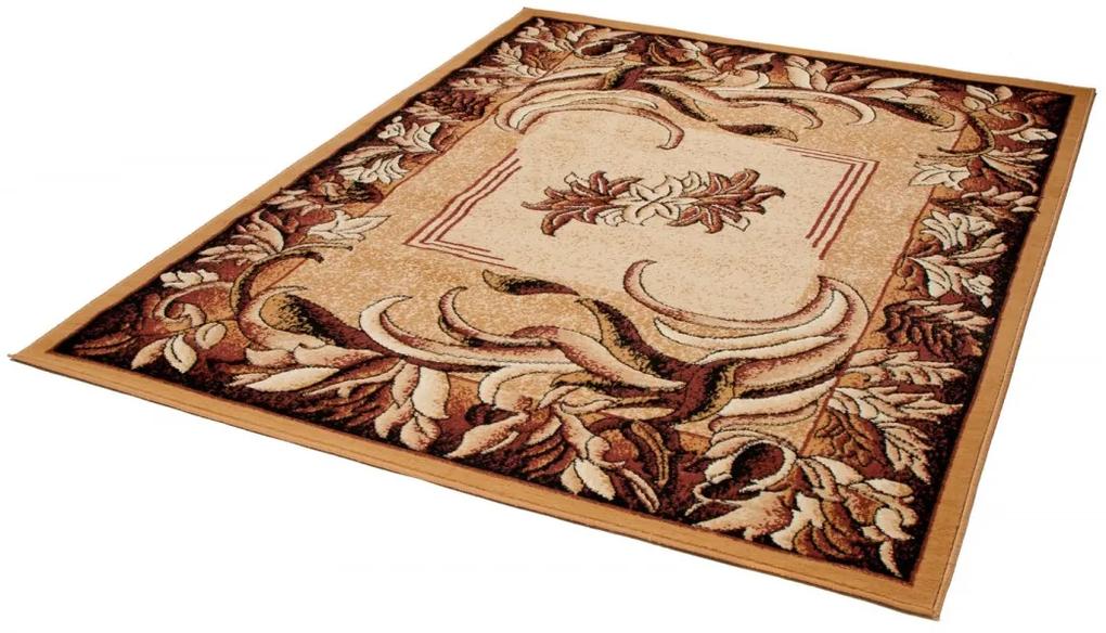 Chemex Moderní koberec Atlas - květiny 2 - krémový Rozměr koberce: 80x150 cm