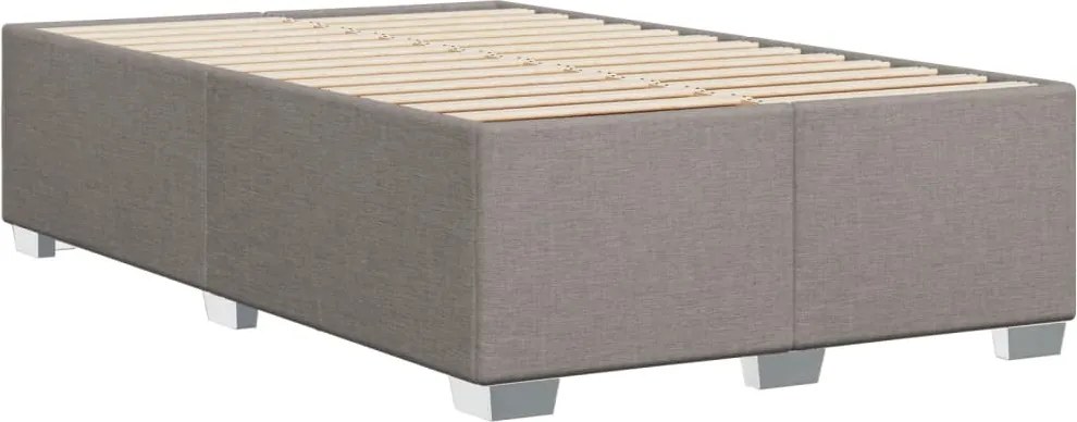 Rám postele bez matrace taupe 120 x 200 cm textil 3284468
