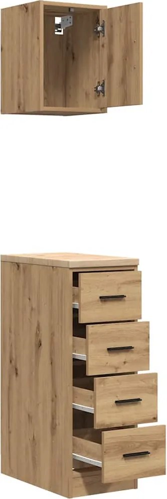Garážové skříně 2 ks dub artisan kompozitní dřevo 3328322