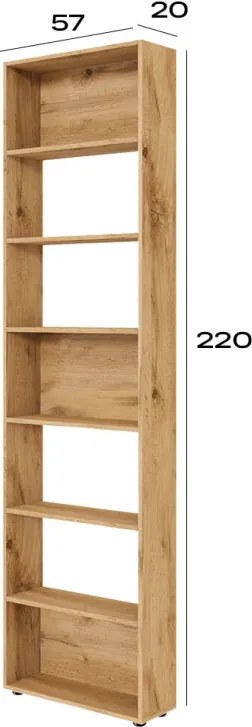Rohové zakončení Space (v-2200) dub apalačský