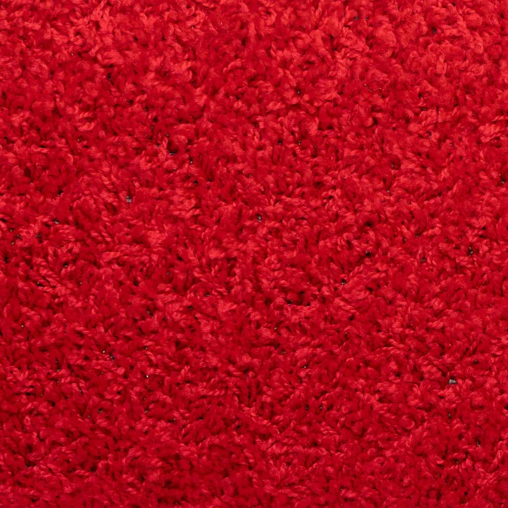 Schodové rohože 30 ks 65 x 21 x 4 cm červené s obdélníkovým okrajem 3365832