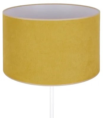 Duolla - Stolní lampa BRISTOL 1xE14/15W/230V pr. 17,5 cm žlutá/bílá