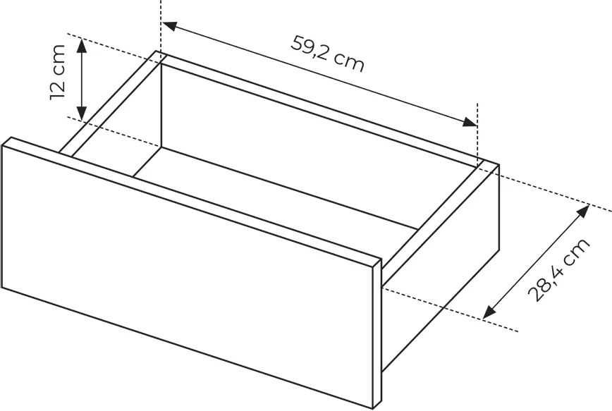 Obývací stěna SENSO B | 3 díly | 257 cm + 68x68 cm | černá