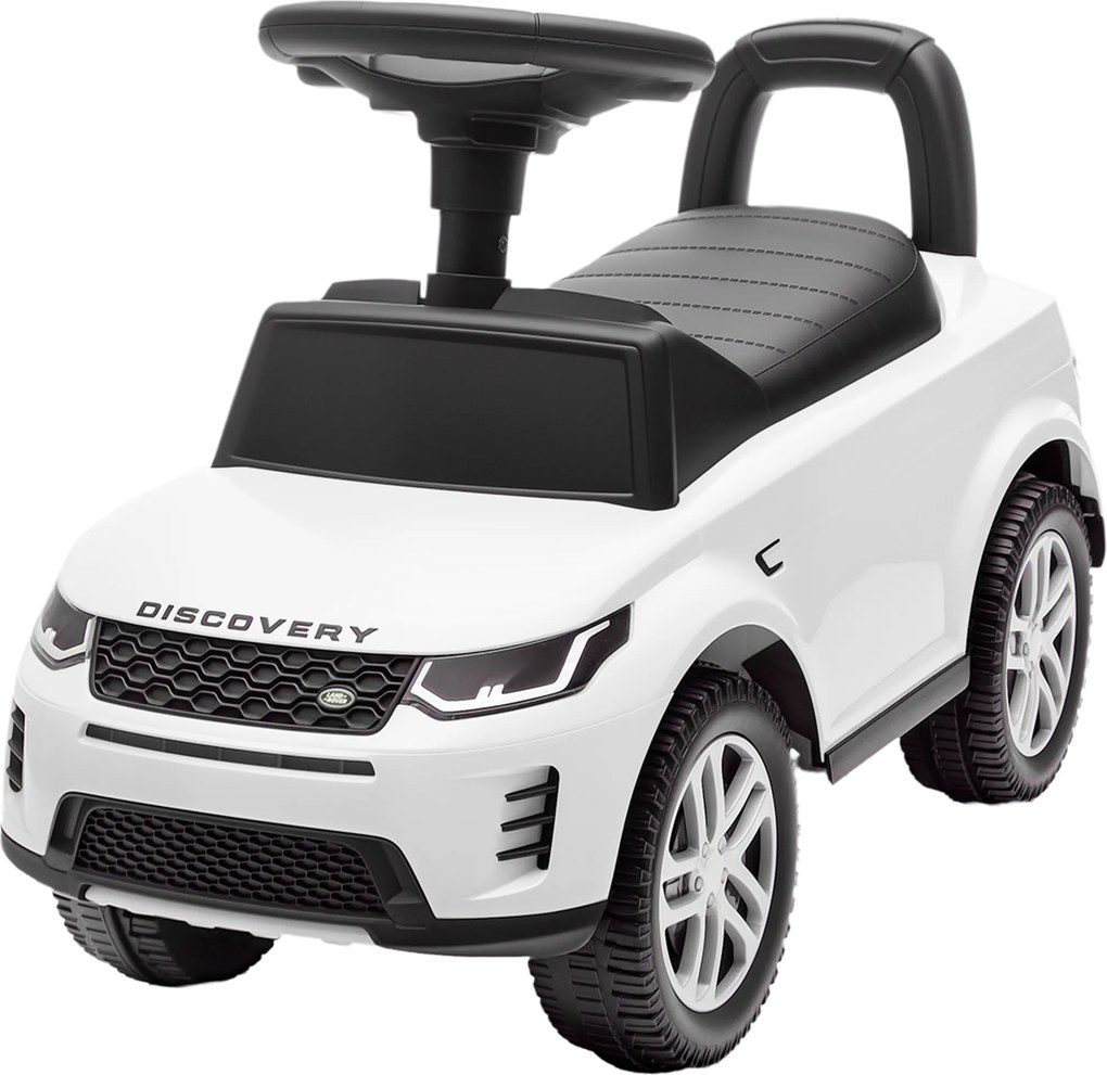 AIYAPLAY Land Rover chodítko (licence) – 18–36 měsíců, úložný prostor, klakson a zvuky motoru, bílá