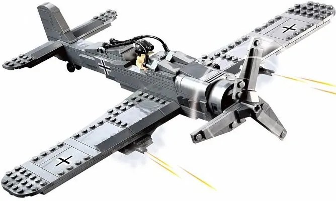 Blocki stavebnice německý stíhací letoun Focke-Wulf Fw 190 WW2 typ LEGO 299 dílů