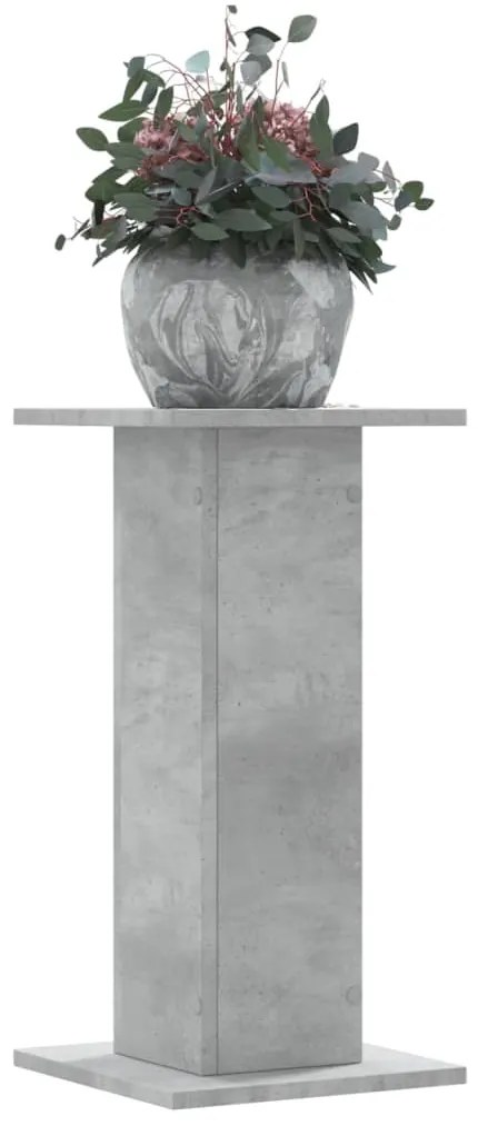 Stojany na rostliny 2 ks betonově šedé 30 x 30 x 60 cm kompozit 3307858