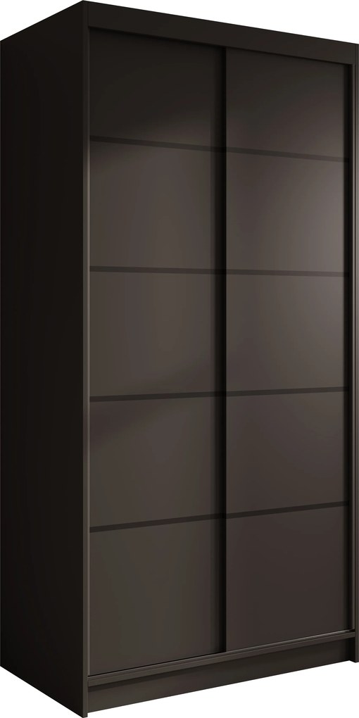 ADRK Furniture Posuvná skříň Verto 100 SW-VER-100-BB