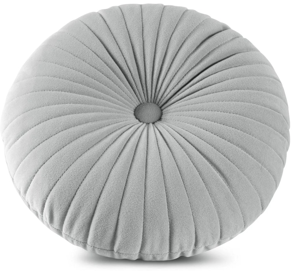 DEKORAČNÍ POLŠTÁŘ VELVET68 (FI) 40 CM STŘÍBRNÁ