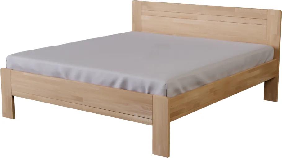 Masivní postel ALEXIA - Solwo Design Dřevo a odstín oleje: DUB Cink - Olejování přírodní, Rozměr spací plochy: 220x200