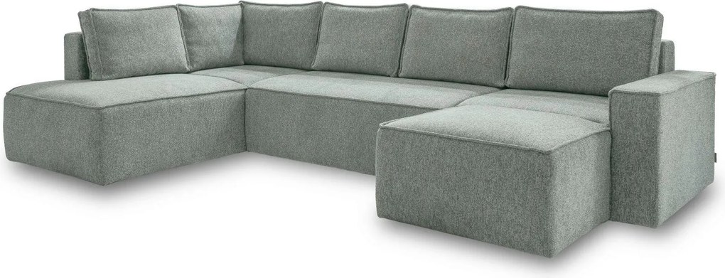 XXXLutz SEDACÍ SOUPRAVA, textil, zelená MID.YOU - Sedací soupravy - 001454003629
