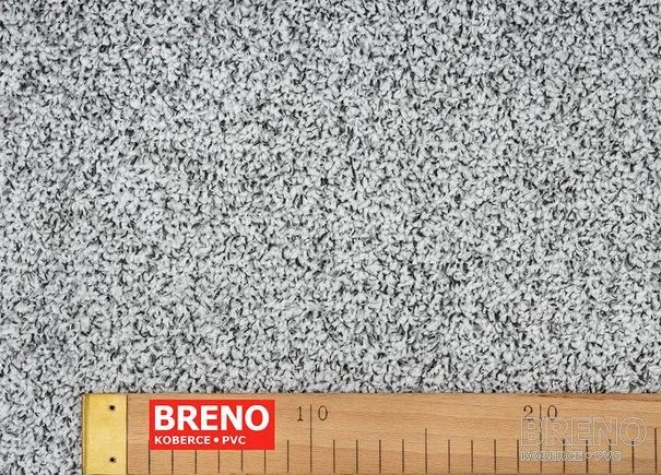 Breno Metrážový koberec BROADWAY 75, šíře 400 cm, Šedá