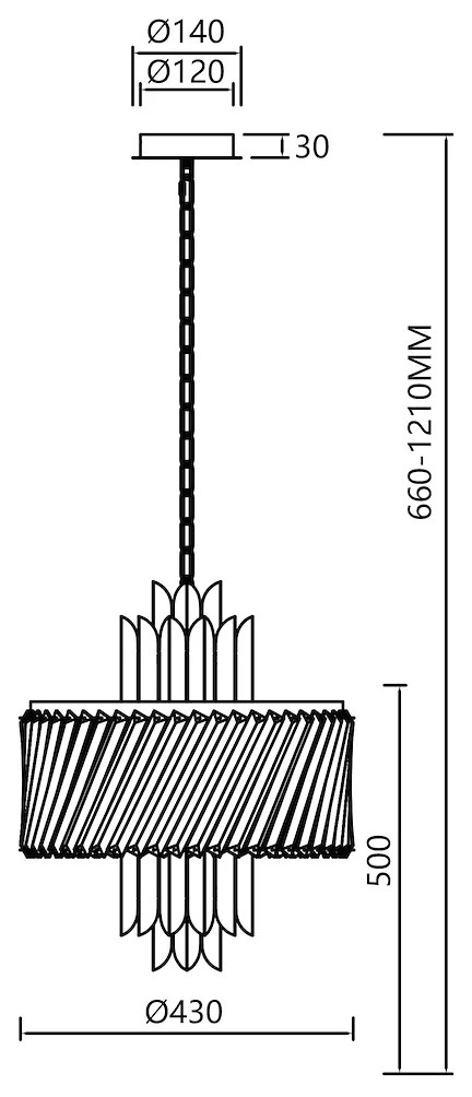 Lustr Margot, 1x křišťálové/zlaté kovové stínítko, (fi 43cm), g