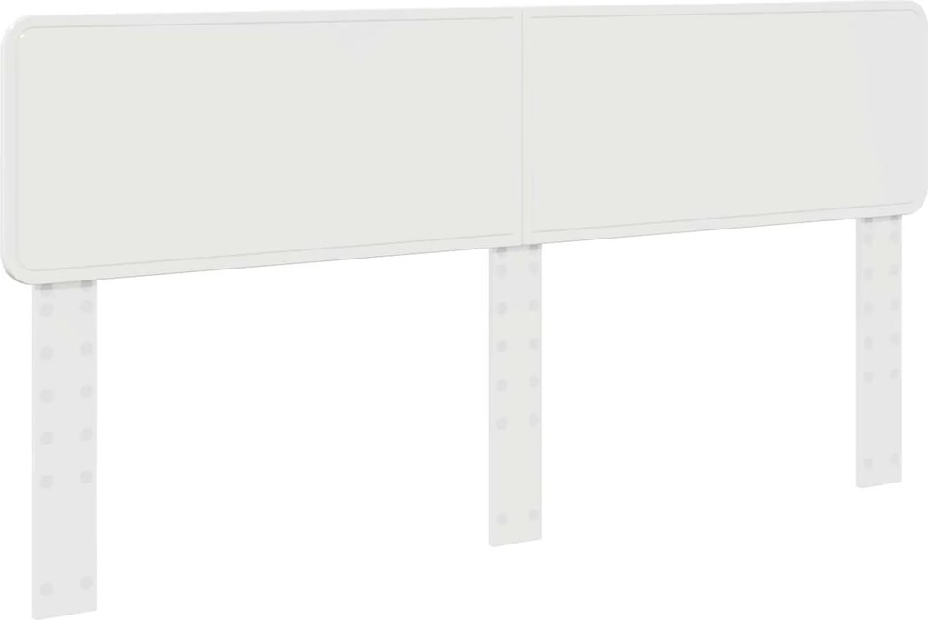 Rám postele s čelo Bílá 180 x 200 cm Masivní borové dřevo 3412042