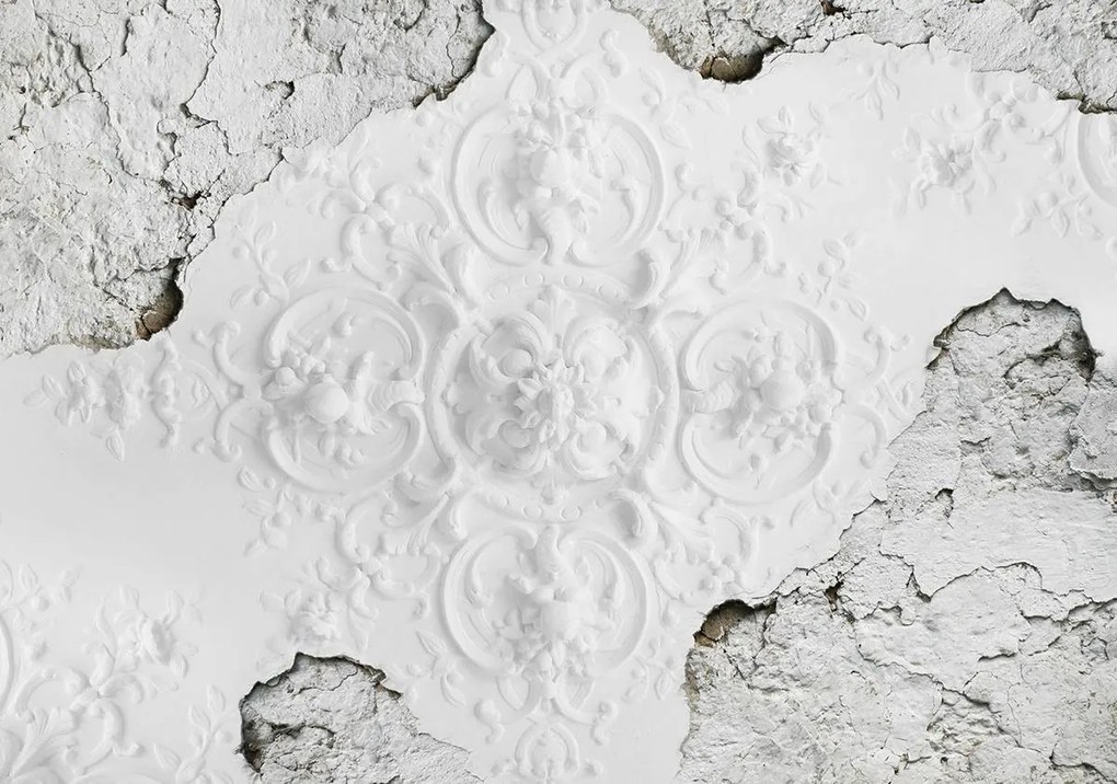 Fototapeta - Reliéf na rozpadající se zdi (152,5x104 cm)