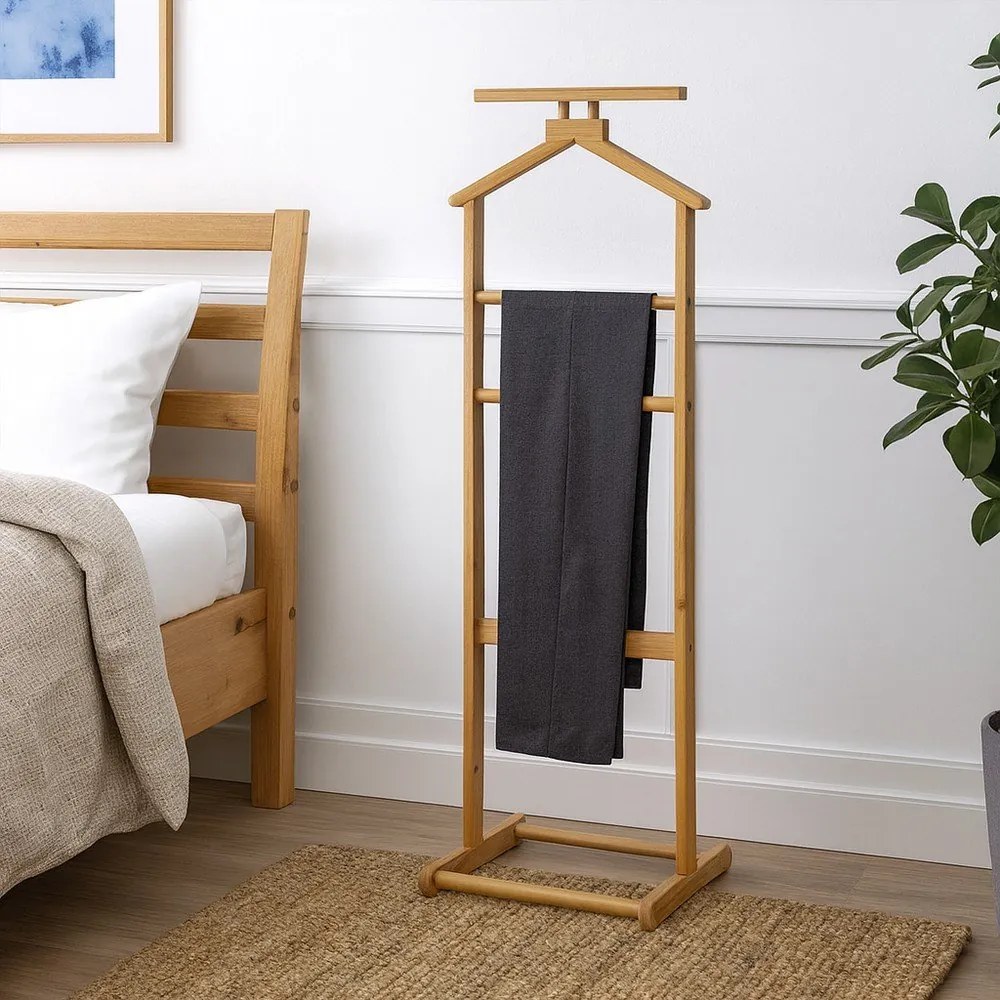 Bambusový němý sluha v přírodní barvě Vion – Bonami Essentials