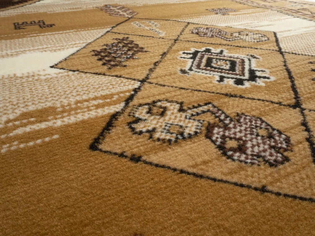 Kusový koberec TEHERAN T-375 beige, 190x280, béžová, chodba / predsieň, Alfa Carpets