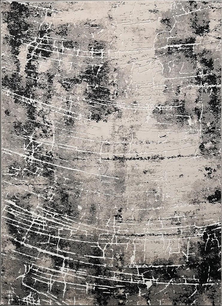 BE Koberec Opera 8497 GREY - šedý obdélníkový Rozměr: 60x100 cm