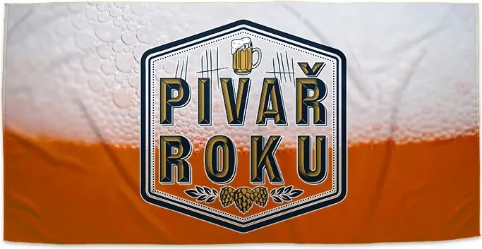 Sablio Ručník Pivař roku - 70x140 cm
