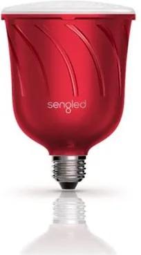 Sengled Pulse LED žárovka E27 8W červená / stmívatelná / repro / 2700K / 600lm / Teplá bílá (Sengled R SAT)