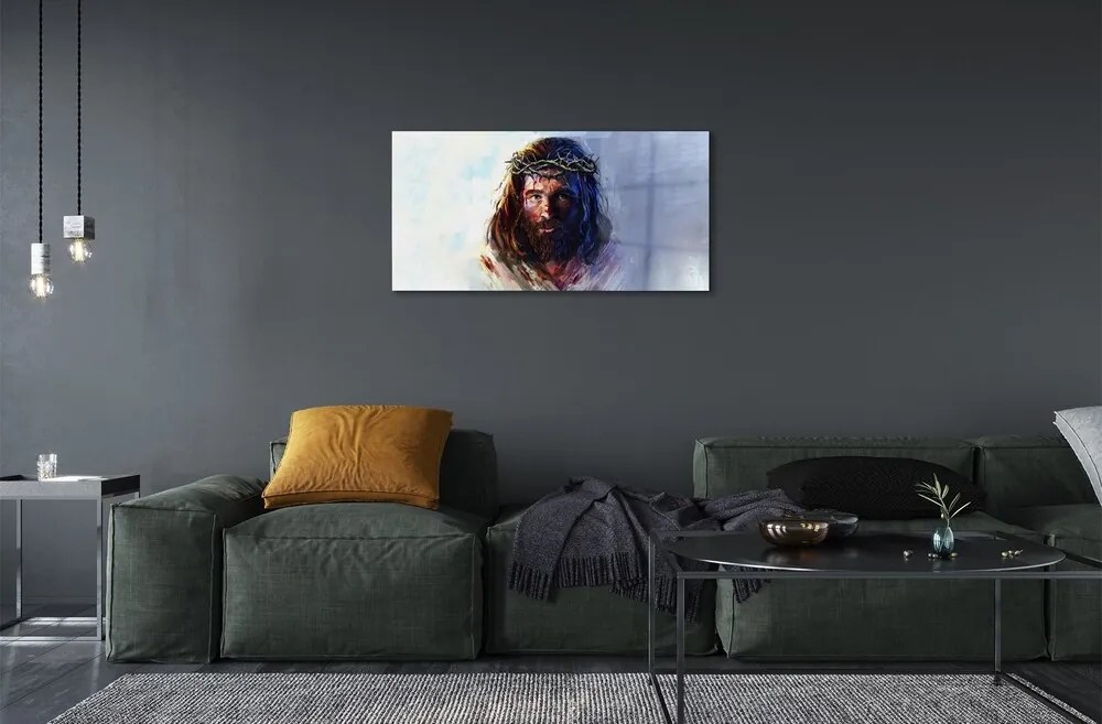 Obraz na skle obrázek Ježíše 100x50 cm