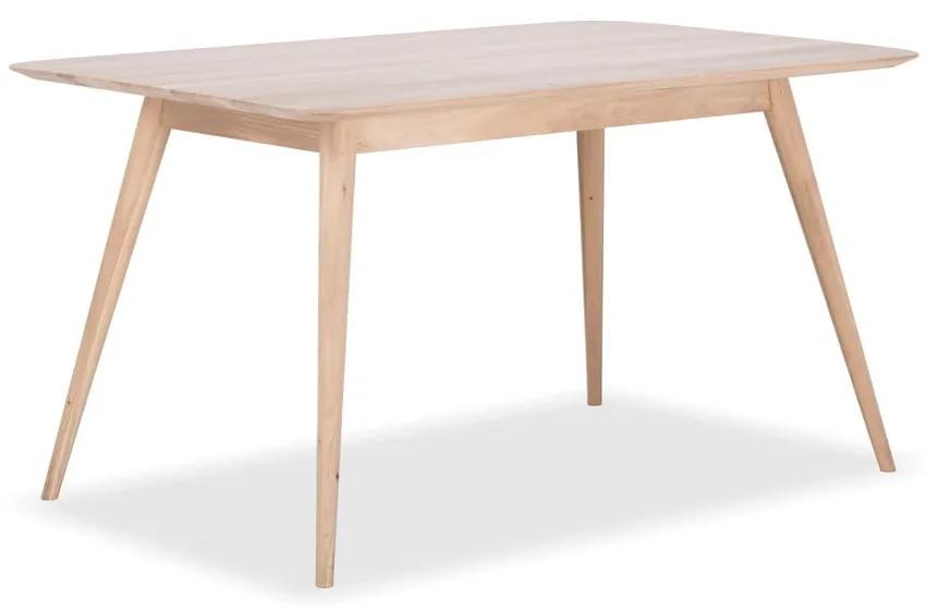 Jídelní stůl z dubového dřeva Gazzda Stafa, 140 x 90 x 75,5 cm