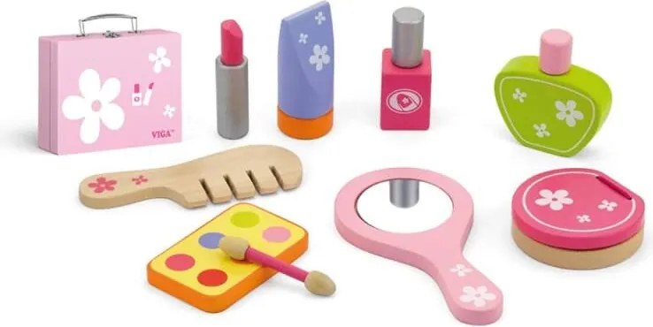 Dřevěná sada make-up Viga