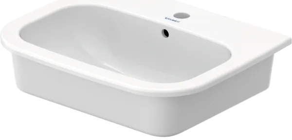 Duravit 337540000 - Zápustné umyvadlo D-CODE 54,5x43,5 cm keramika/lesklá bílá