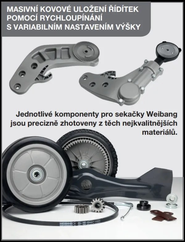 Weibang WB 456 SC 6in1 - rotační benzínová sekačka