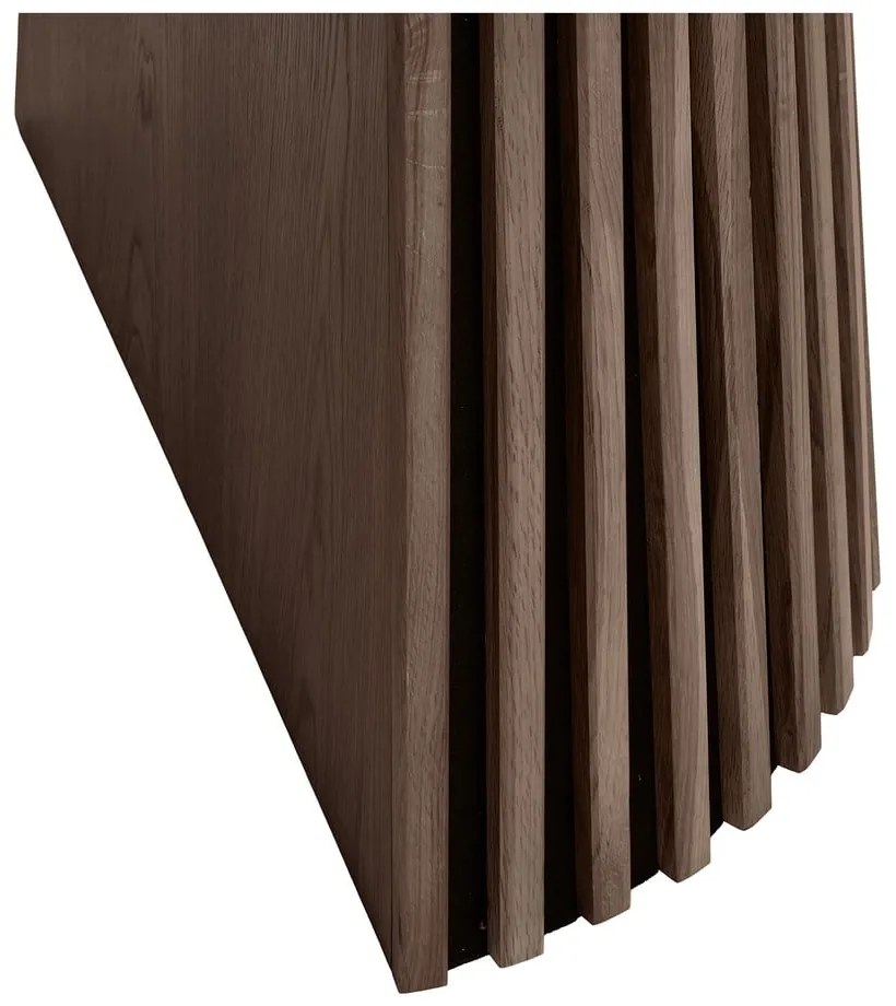 Kulatý rozkládací jídelní stůl s deskou v dubovém dekoru ø 120 cm Osaka – House Nordic