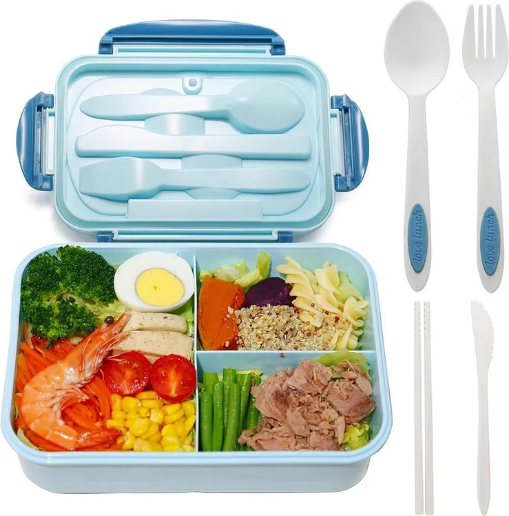Verk Group Lunchbox snídaňový box na snídani oběd s přihrádkami příbory