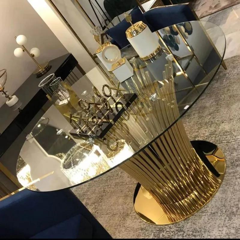 Kulatý stůl ORION GOLD 150 cm