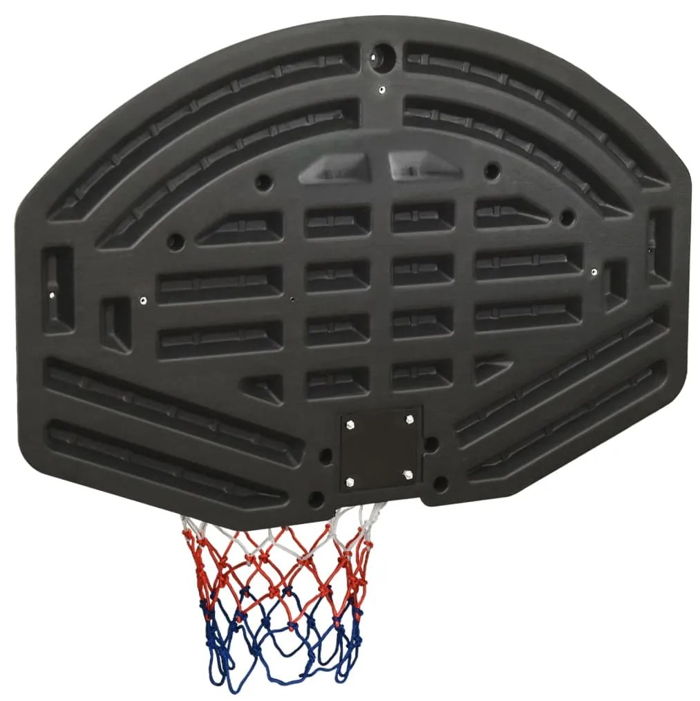 Basketbalový koš černý 90x60x2 cm polyethylen - Default Title