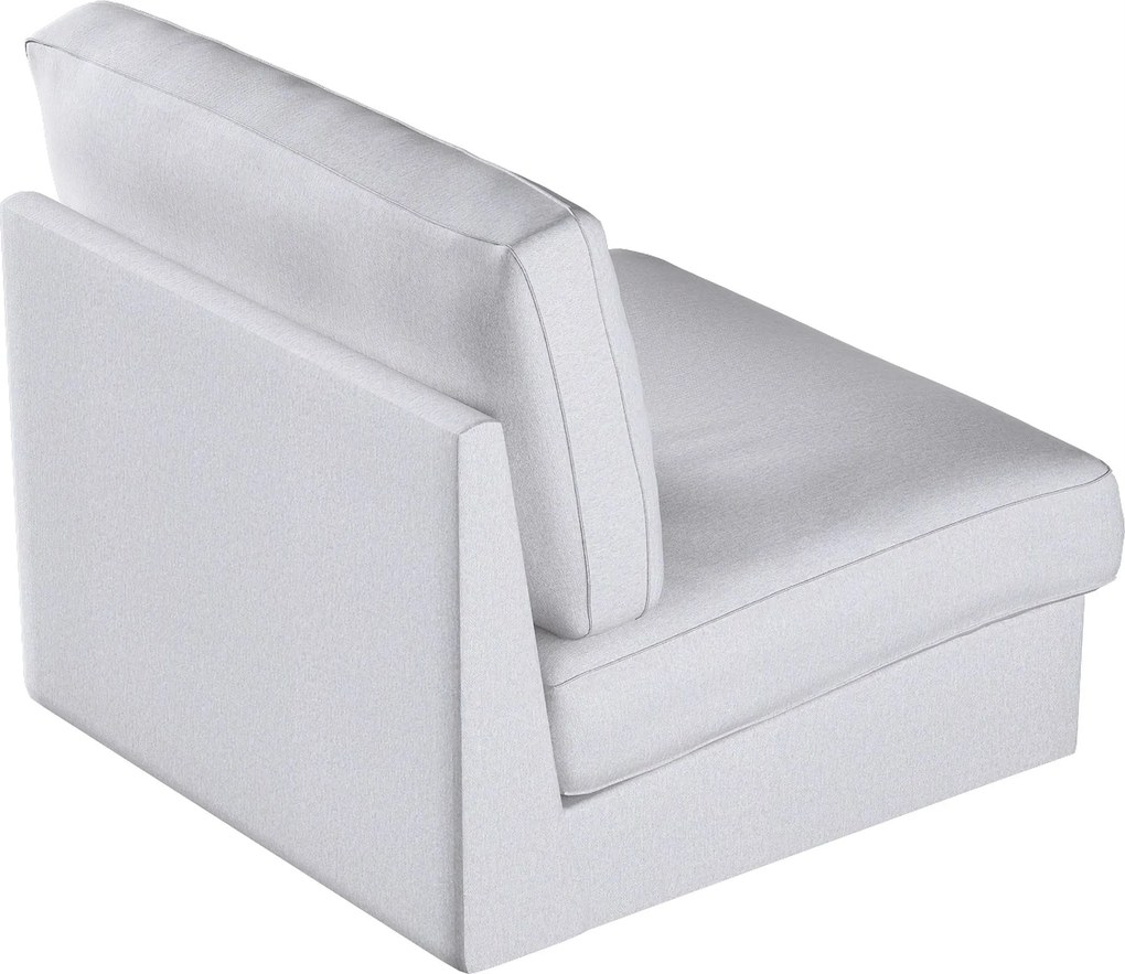 Potah na neskládací křeslo IKEA Kivik barva šedá látka pletený vzor